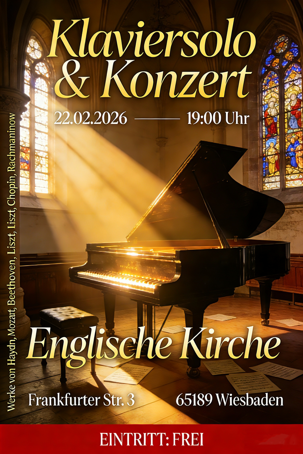 Piano solo & concert pieces on Sunday, 22 February 2026, 7 PM – The ...